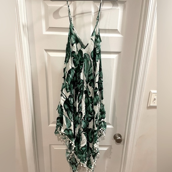Japna | Swim | Palm Leaf Bathing Suit Coverup | Poshmark